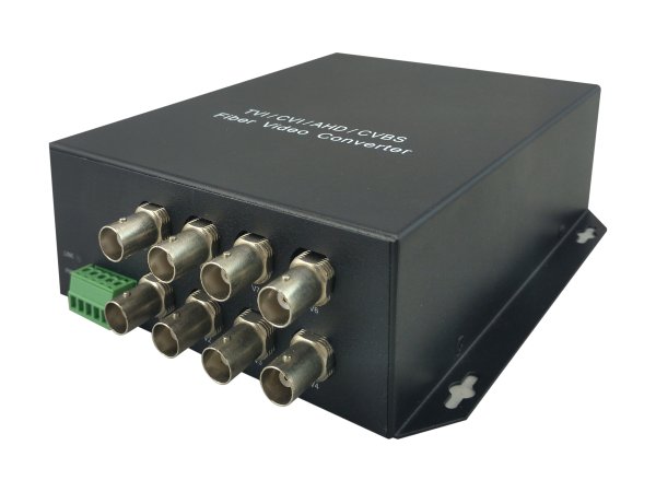 LevelOne | LevelOne 8-Channel BNC over Fiber Optic Extender Kit, 20km